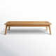 Sibyl Outdoor Solid Teak Wood Coffee Table | AllModern